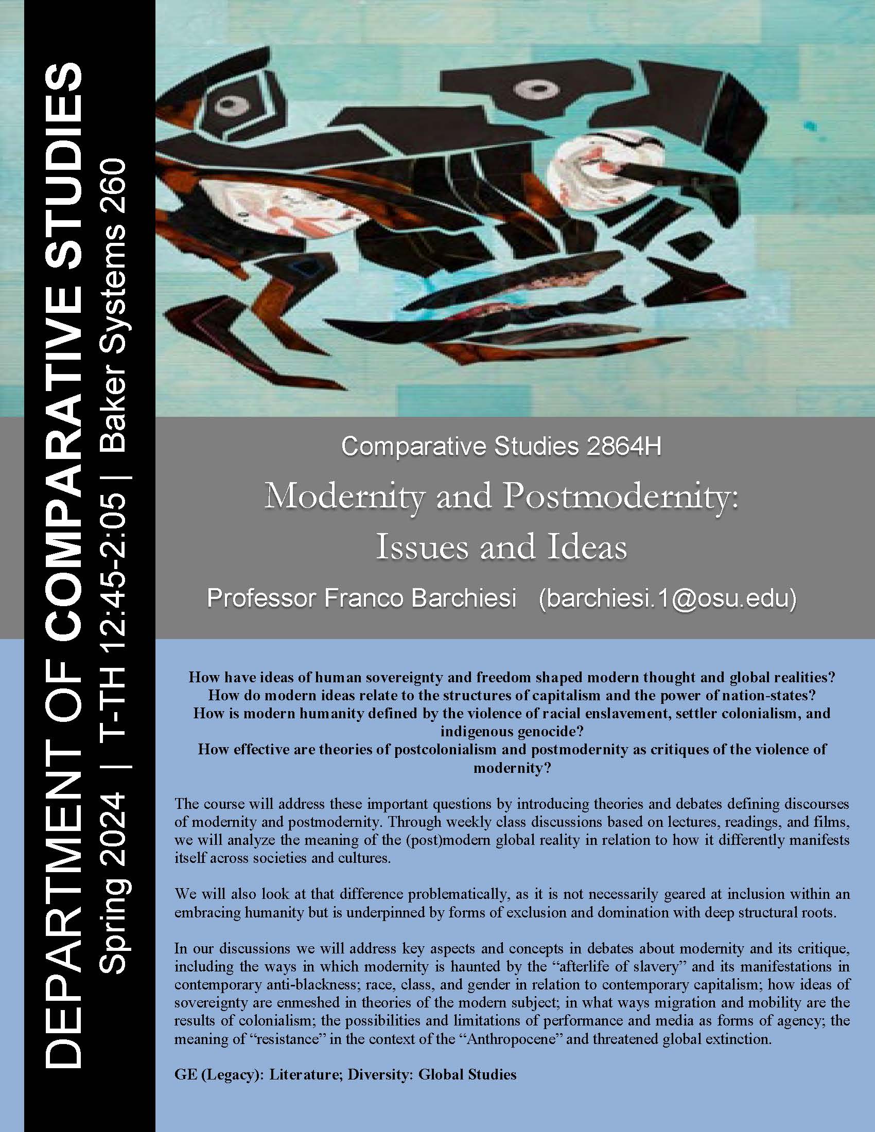 COMPSTD 2864H | Department of Comparative Studies